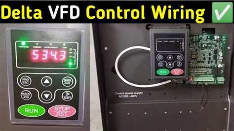 Invt Vfd Inverter Connection With 3 Phase Motor Delta Vfd Control Wiring Diagram Youtube
