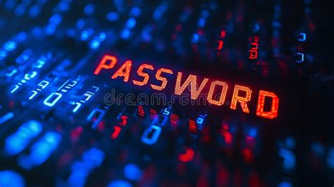 Computer Keyboard With The Word Password Written In Red Ai Generated