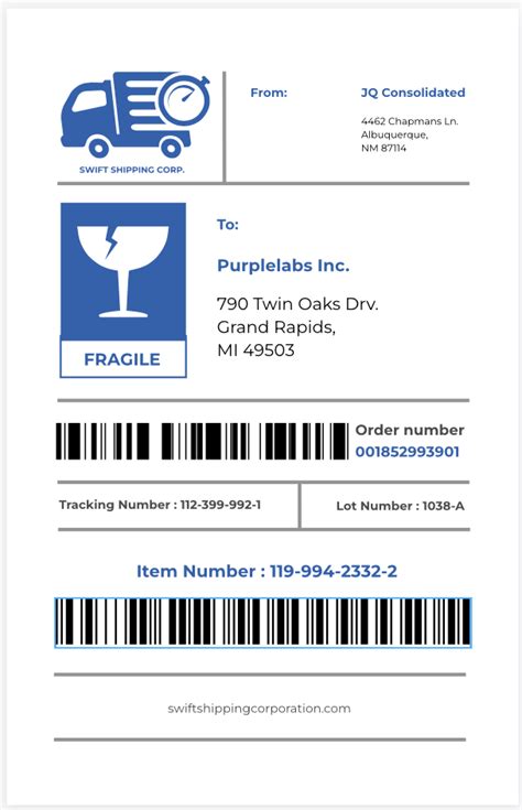 Solved I Need To Create A Shipping Label With The HTML And Chegg
