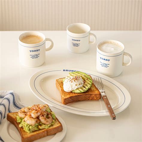 Momur Weekend 레터링 머그 L블루 감도 깊은 취향 셀렉트샵 29cm