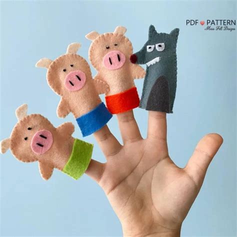 11 Great Free Felt Finger Puppet Patterns To Make
