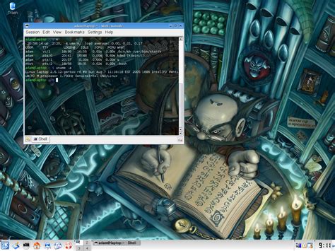 [kde] historic unix porn kde running on my hp laptop in 2005 r