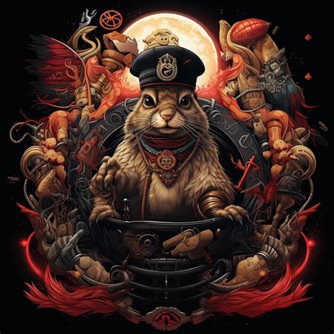 Premium Photo Illustration Of King Squirrel