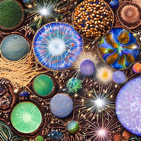 A Composition Of Intricate Details And Microcosmic Worlds With
