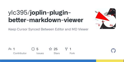 GitHub Ylc Joplin Plugin Better Markdown Viewer Keep Cursor Synced Between Editor And MD