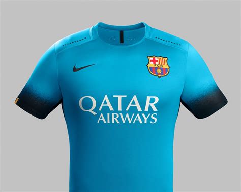 Fc Barcelona Reveal Bright Blue 201516 Nike Third Kit Football Fashion