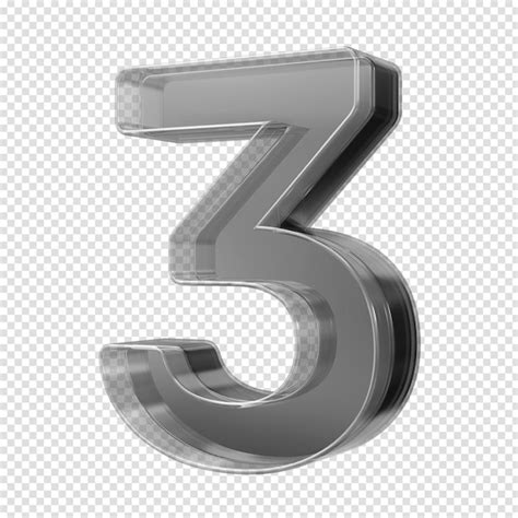 Premium Psd Number Class 3d Rnedering