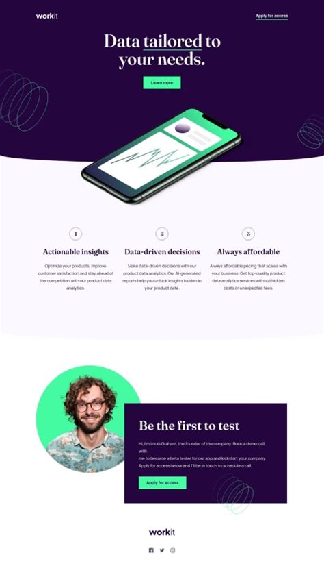 Frontend Mentor Workit Landing Page With Css Coding Challenge Solution
