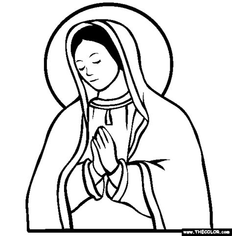 Our Lady Of Guadalupe Sketch At Explore Collection