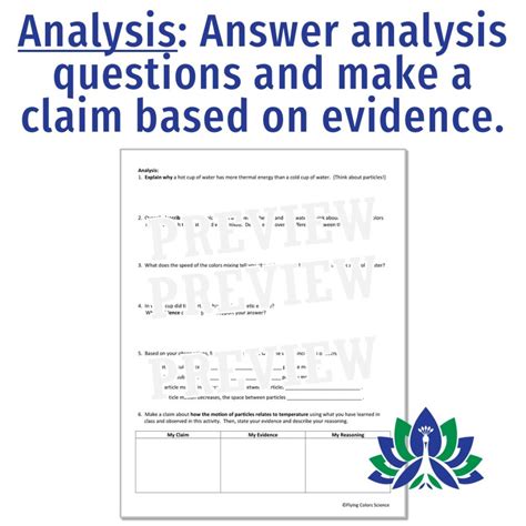 Particle Motion Lab Flying Colors Science