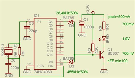 Zmiana Współczynnika Wypełnienia 74hc4060 R C Tranzystor