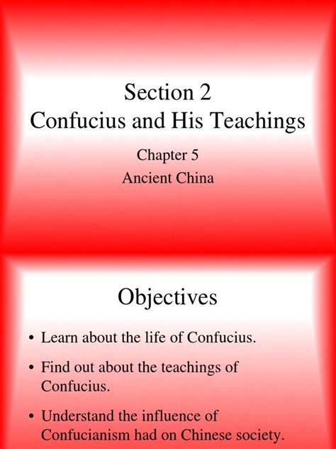 Chapter 5 Section 2 Pdf Confucius Confucianism