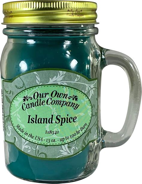 Our Own Candle Company Island Spice Large Mason Jar Candle