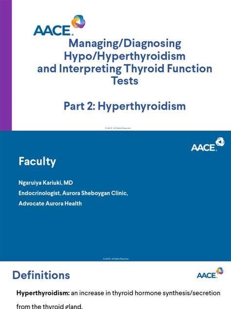 Aace Hyperthyroidism Part 2 Final Pdf Hyperthyroidism Hypothyroidism