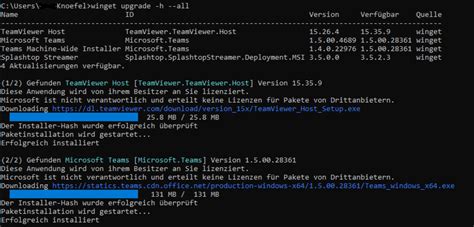 apps über den winget befehl unter windows 11 aktualisieren thomas knoefel