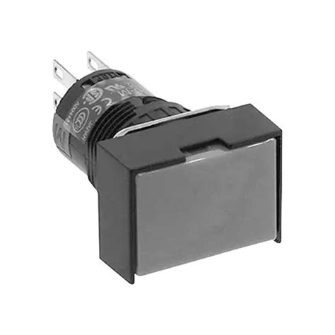 Buy IDEC A6 Push Button Switch Non illuminated Long angle Φ16 mm Red AB6G M2R Online in India
