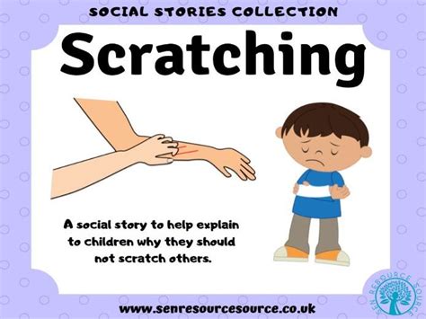 Scratching Others Social Story Teaching Resources