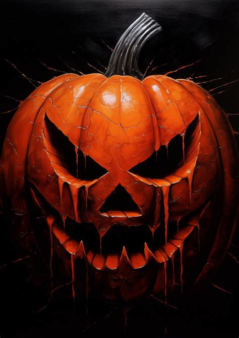 Spooky Halloween Poster Set Digital Download 34 A1 A2 A3 A4 Etsy