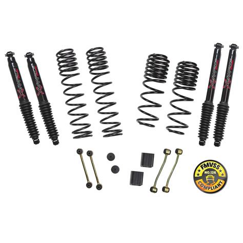 Skyjacker 2 25 Coil Springs Lift Kit Black Max Shocks For 2018 2019