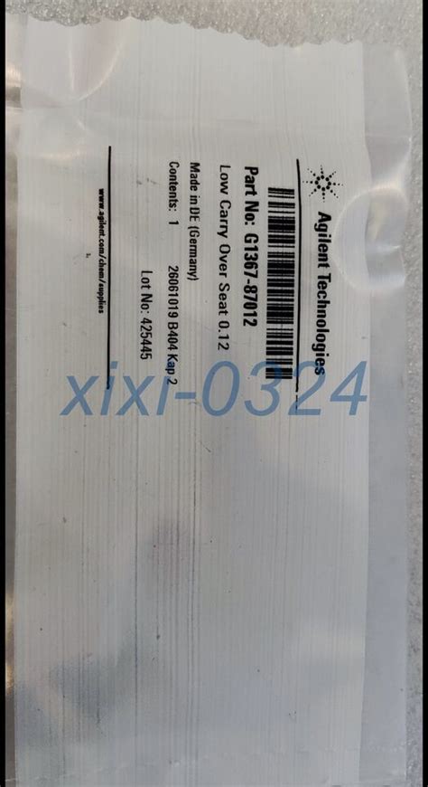 1pcs New Agilent G1367 87012 Injection Needle Holder Fast Shipping Fedex Dhl Ebay