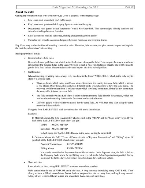 Data Migration Methodology For Sap V2 Pdf
