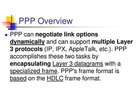 Ppt Point To Point Protocol Ppp Powerpoint Presentation Free