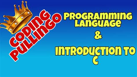 Programming Language And Introduction To C In Tamil Youtube