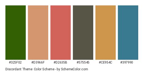 Discordant Theme Color Scheme Blue Discordant Theme Color Scheme Blue