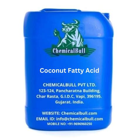 Coconut Fatty Acid 61788 47 4 Chemical Bull Pvt Ltd