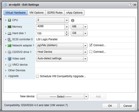 Modifying The Virtual Machine Settings VMware VSphere Essentials