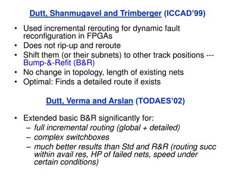 Ppt A Depth First Search Controlled Gridless Incremental Routing