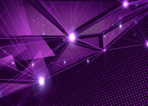 Gradient Purple Background Technology Modern Light Effect Psd Free