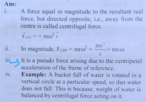 Why Is Centrifugal Force Known As Pseudo Forceexplain