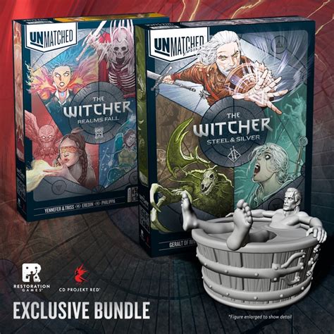 Unmatched The Witcher Exclusive Bundle With Foil Cards Set
