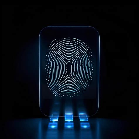 Premium Photo Photo Of A Fingerprint Scanner For Biometric Security
