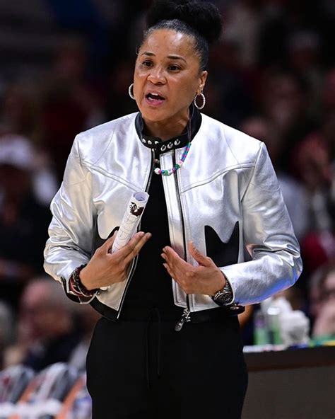 Dawn Staley Silver Jacket Cropped Leather Jacket