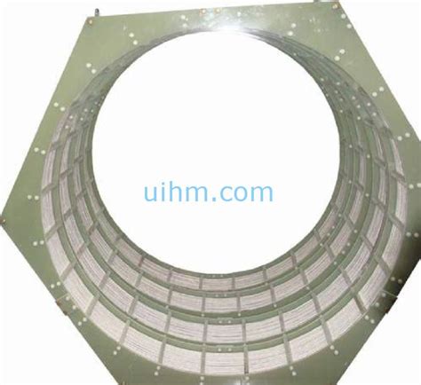 Air Cooled Cylinder Induction Coil For Heating Gas Pipeline United Induction Heating Machine