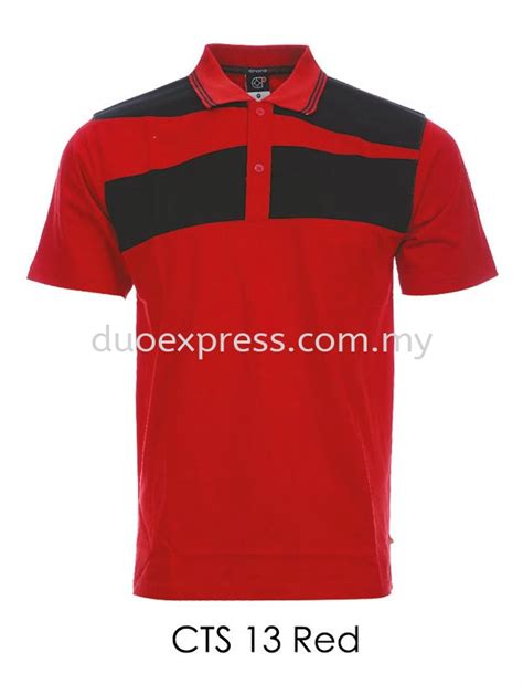 Cts 13 Red T Shirt Uniform Ready Made Roundneck Cotton T Shirt Malaysia