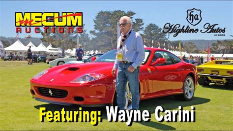 Wayne Carini Interview Monterey Car Week 2024 Mecum Auctions Youtube