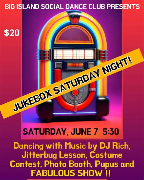 Jukebox Dance Party 74 5583 Luhia St A 1 Kailua Kona Hi United