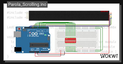 Dip Switch To Led Matrix Wokwi Esp32 Stm32 Arduino Simulator