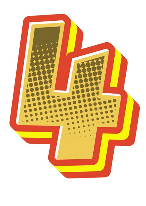Comic Halftone Alphabet Letter And Number 43232145 Png