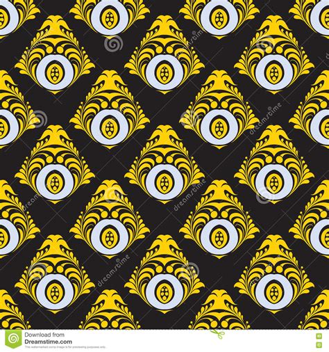 Seamless Ornament Pattern Vector Tile Stock Vector Illustration Of Tile Ceramic 77257580