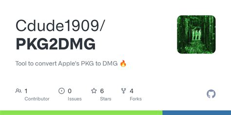Github Cdude Pkg Dmg Tool To Convert Apple S Pkg To Dmg