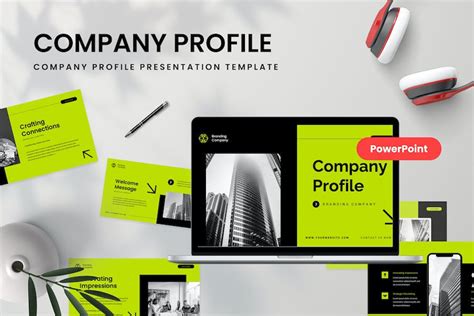 Шаблон Powerpoint для профиля компании Шаблоны презентаций Включая маркетинг и реклама