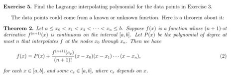 solved x {−2 −1 1 2} y {1 2 1 3} m {x∧0 x x∧2 x∧3}