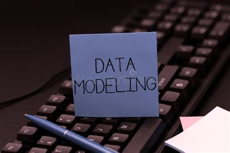 Writing Displaying Text Data Modeling Business Idea Process Of
