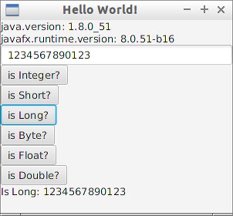 Java Buddy Validate And Parse JavaFX TextField To Various Number