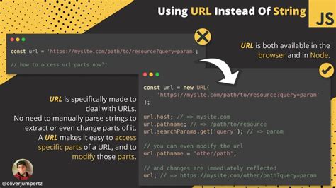 Oliver Jumpertz On Linkedin 💛 Javascript Explained 💛 Using Url Is A Far Better Way To Deal With