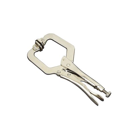 150mm 6 Locking C Clamp With Swivel Pads Powerbuilt Tools